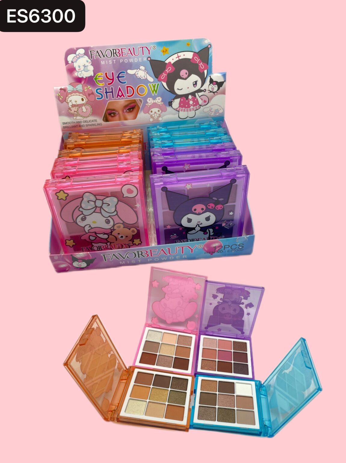 MINI PALETA DE SOMBRAS 9 TONOS 12 PIEZAS ES6300 – FavorBeauty Store MINI PALETA DE SOMBRAS 9 TONOS 12 PIEZAS ES6300 – FavorBeauty Store
